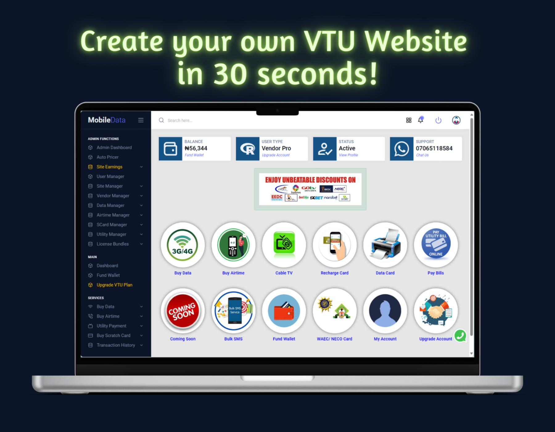 MobileData - Certified Provider of Cheap and Reliable Data, Airtime ...